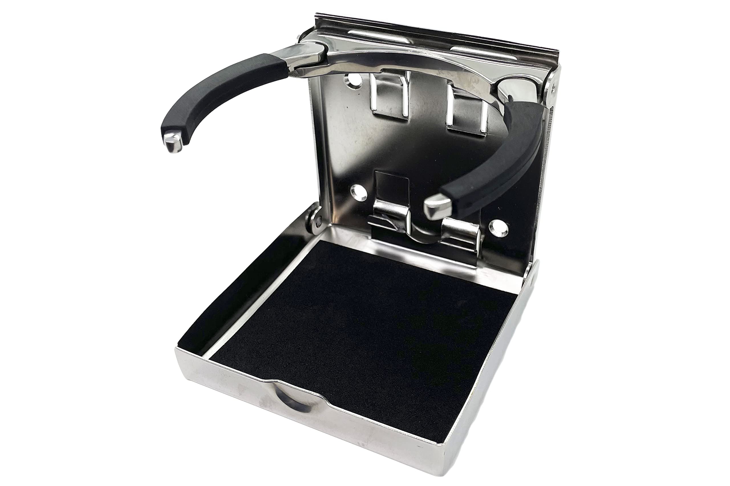 304 Stainless Steel Adjustable Foldable Compact Drink Holder